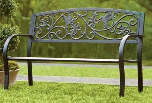 Outdoor Metal Patio Benches