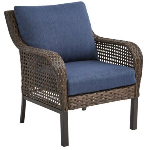 Mainstays Tuscany Ridge Resin Wicker Patio Conversation Set.