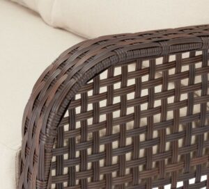 Mainstays Tuscany Ridge Resin Wicker Patio Conversation Set.