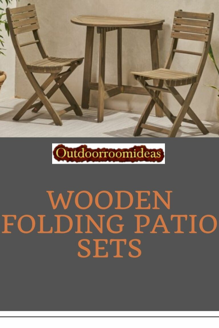 5 of the Best Wooden Folding Patio Sets for small balconies|