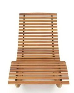 Costway Rocking Patio Chaise Lounge Chair- Movement With Rocking Motion