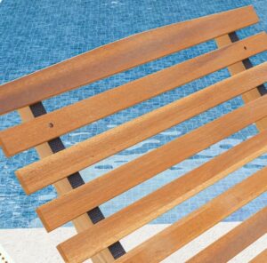 Costway Rocking Patio Chaise Lounge Chair- Movement With Rocking Motion